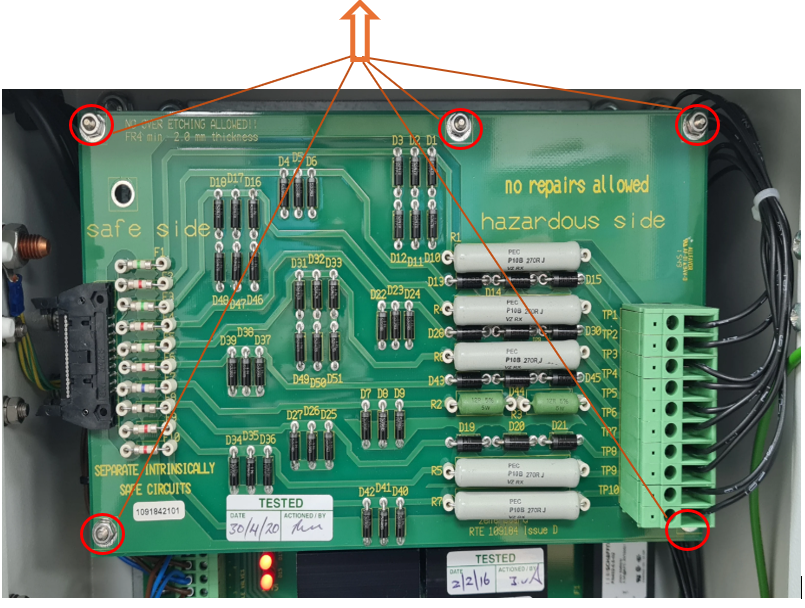 ODME- Zener Barrier PCB replacement procedure