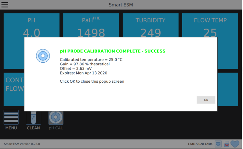Smart ESM pH Probe Calibration Procedure