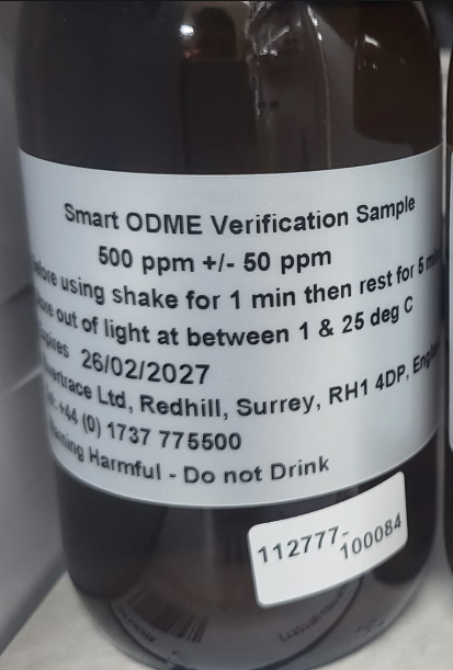 SMART ODME Calibration Check Procedure