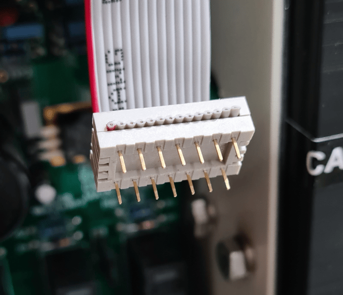 Checking ribbon cable connections