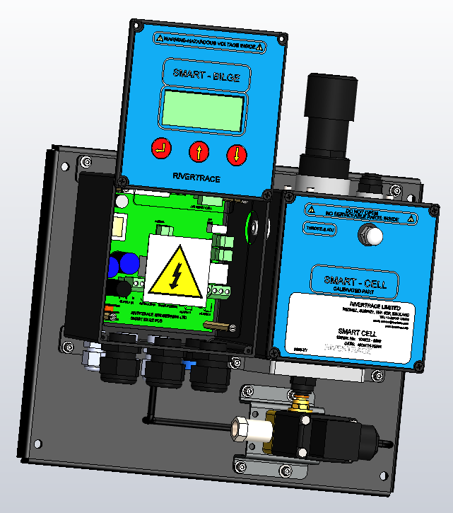 Smart bilge Measuring cell removal and replacement