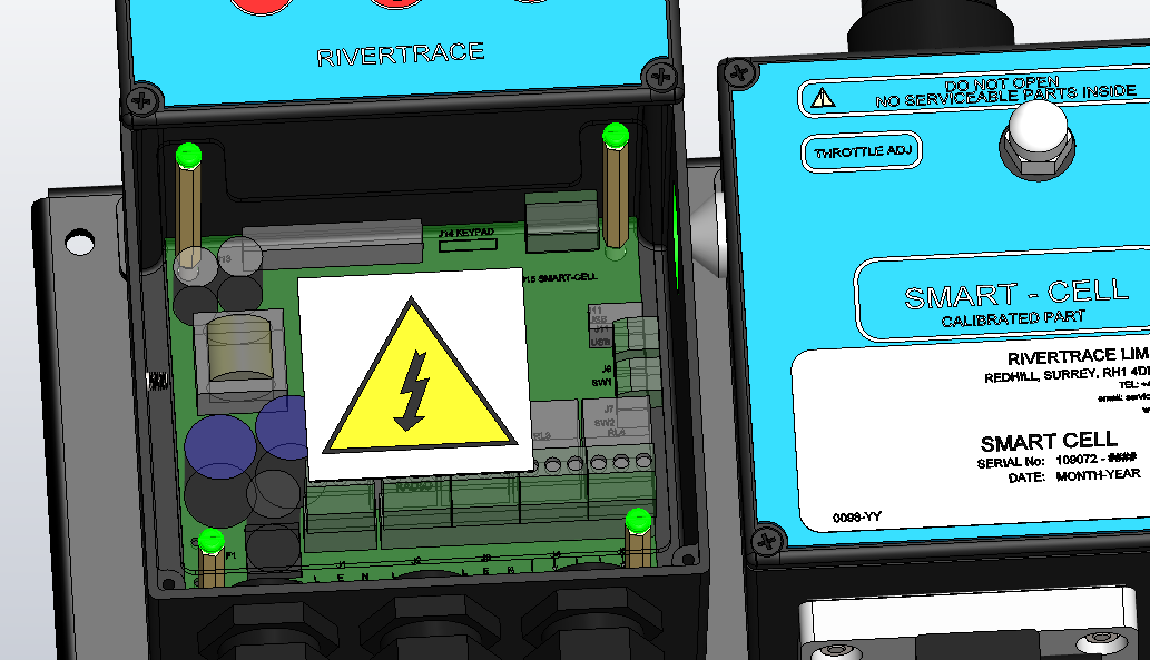 Smart bilge Measuring cell removal and replacement